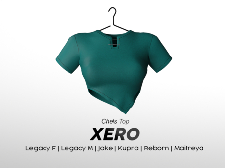 Second Life Marketplace - [XERO] Chels Top Seaglass